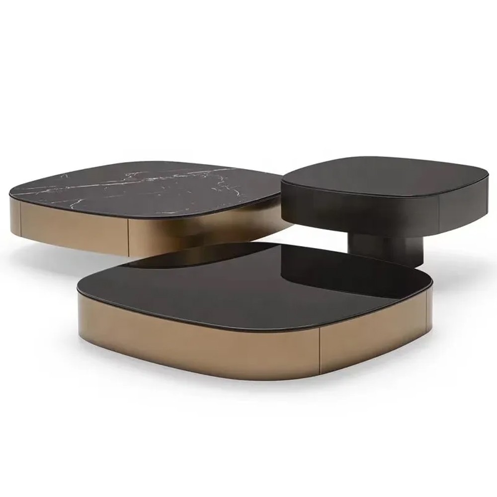 Tables basses Eleganza | Ensemble luxueux gigognes haut de gamme