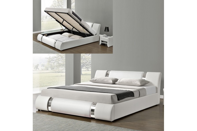 Letto Nova con rete sollevabile e contenitore integrato - MEUBLERDESIGN