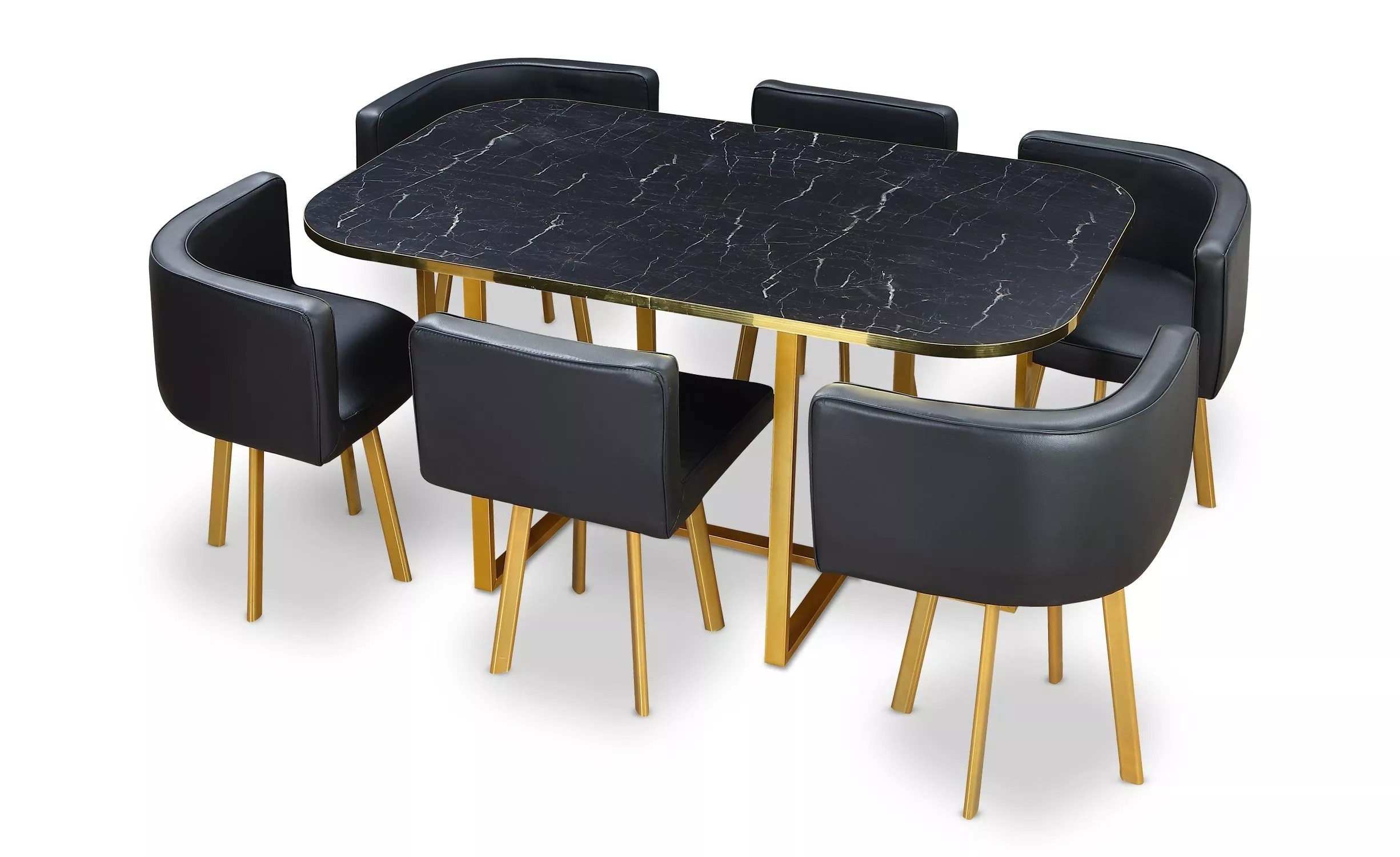 Juego de mesa de comedor PopUp XL + 6 sillas