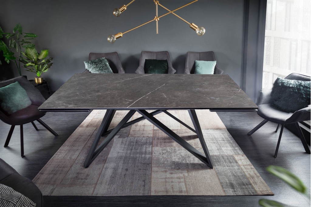 Table de salle à manger extensible ATLAS 180-220-260cm Plateau ...