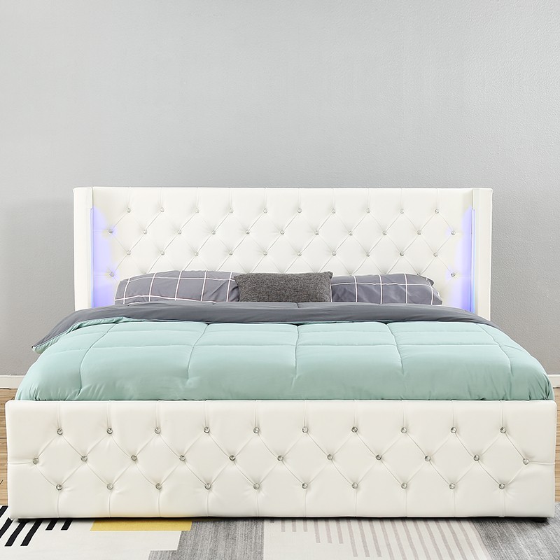 Lit coffre design avec led OSMOS