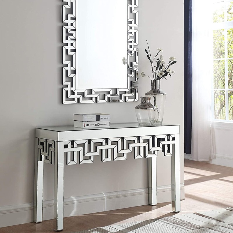 Console design en verre miroir DYNASTIE