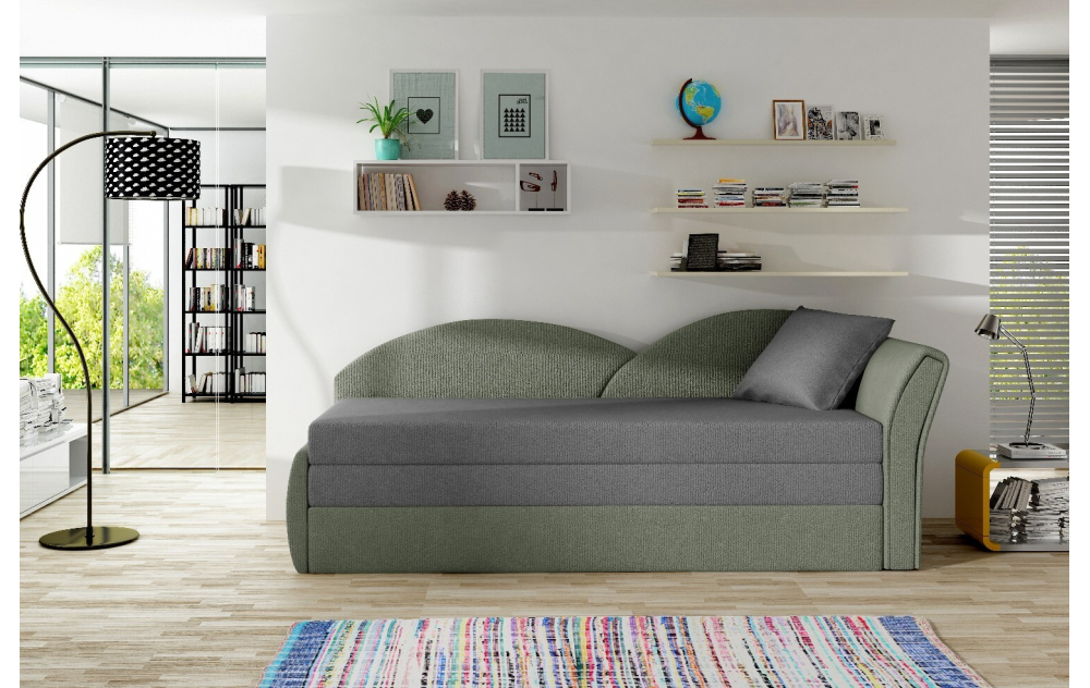 Canapé d'angle convertible Aga