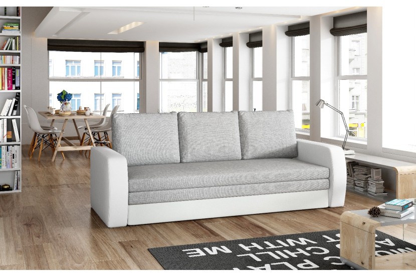 Canapé convertible avec coffre de rangement Inversa